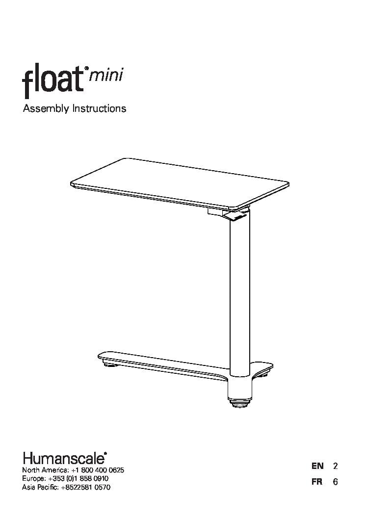 Humanscale Float Mini Height Adjustable Table