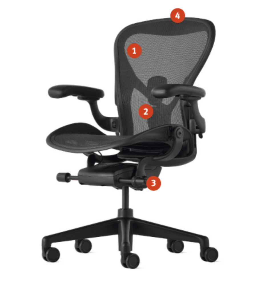 Herman Miller Aeron Size B Office Chair - Office Chairs UK