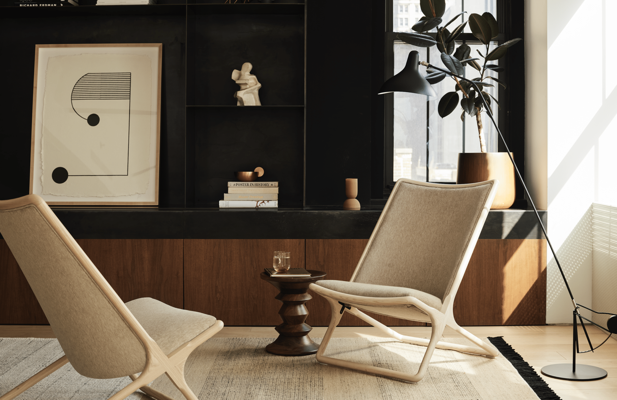 Herman Miller Scissor Chair - Timber Frame