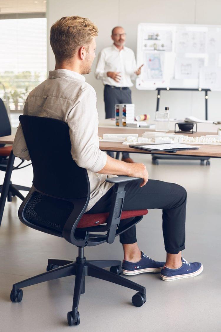 Sedus Se Motion Mesh Back Chair Pale Grey Frame