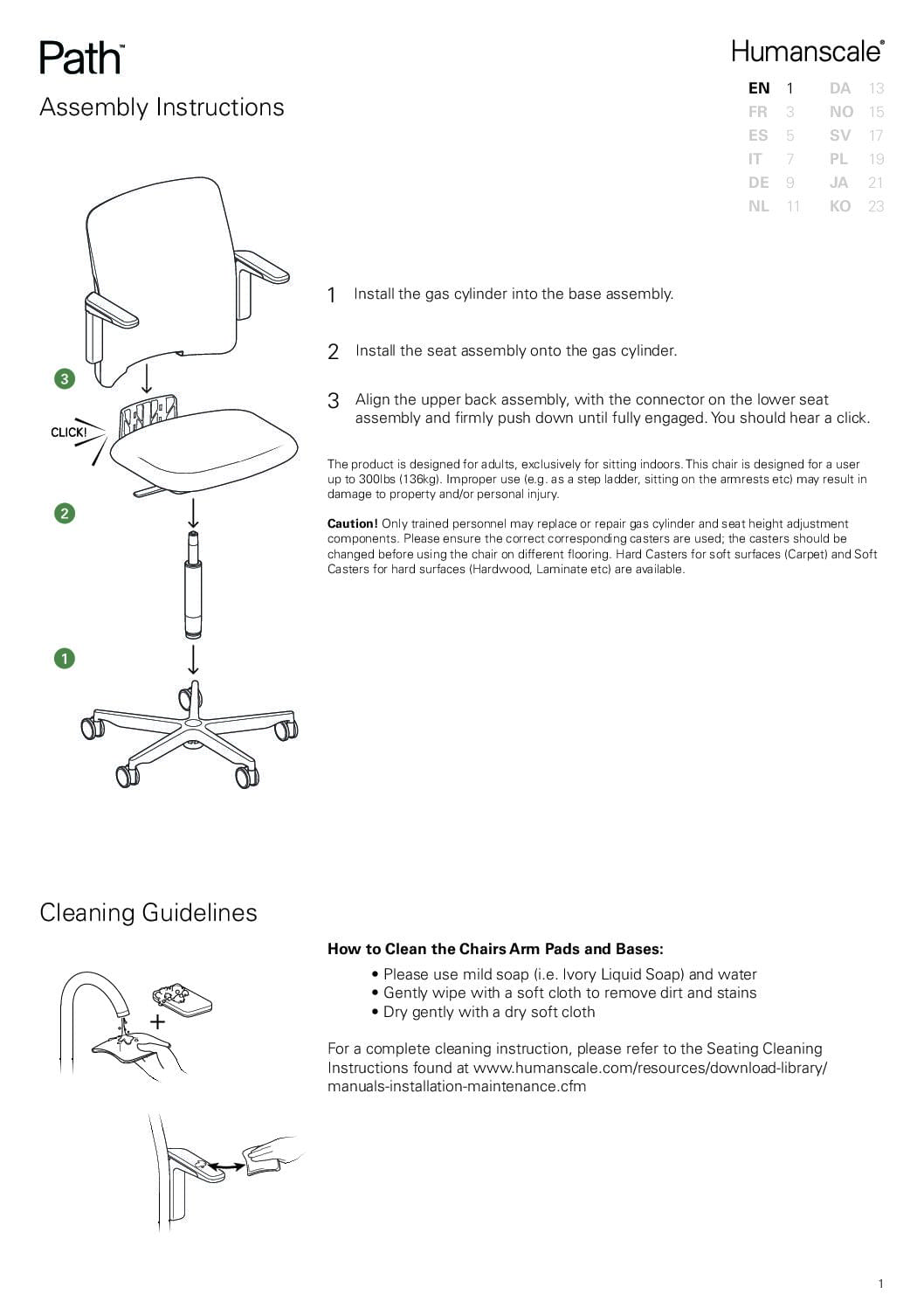 Humanscale Path Office Chair - Office Chairs UK
