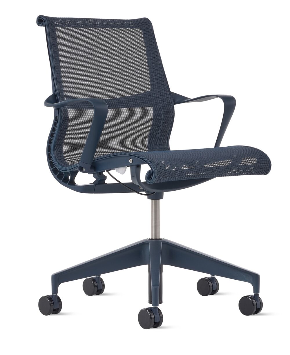 Herman Miller Setu Chair Dipped in Colour Nightfall