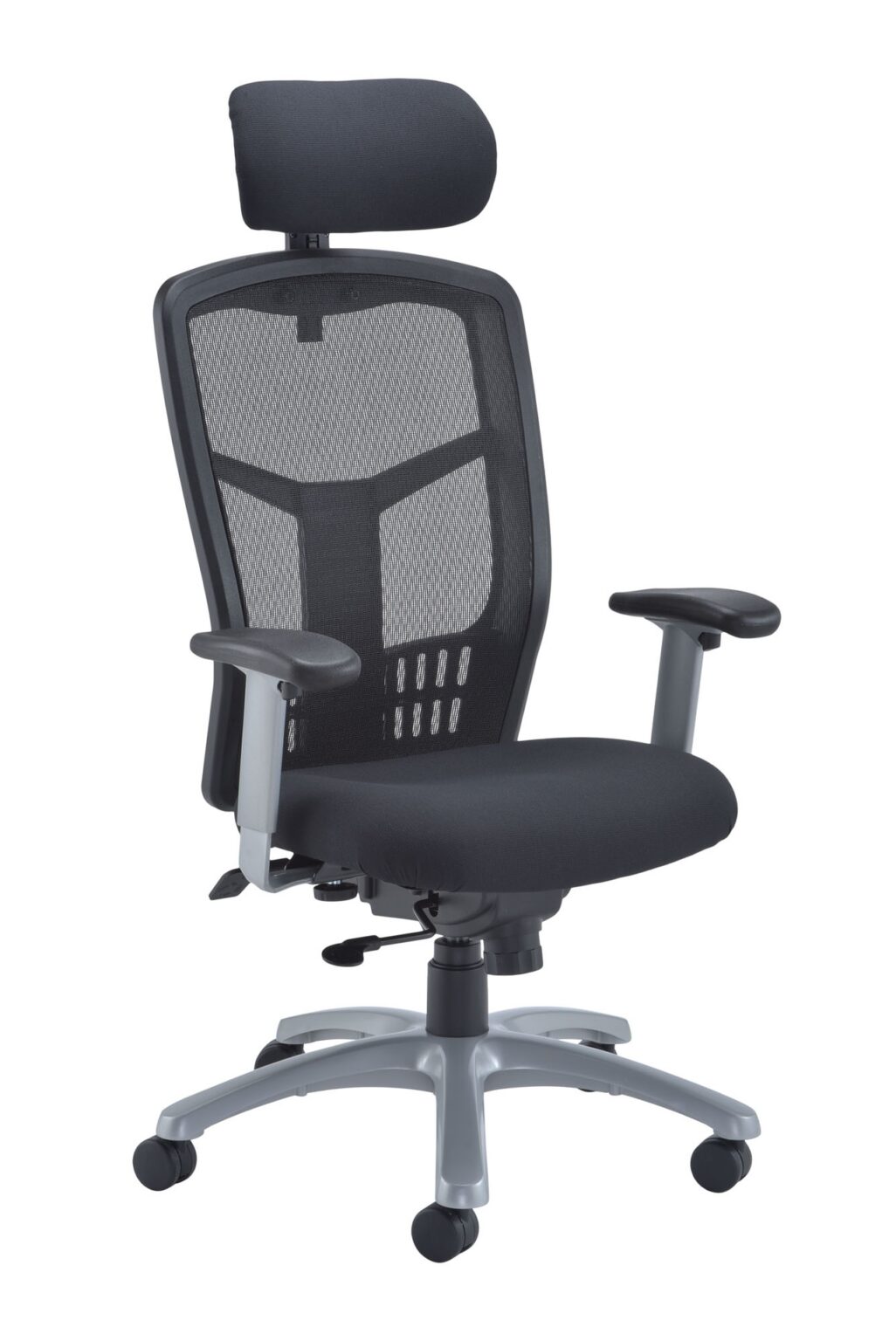 Fonz Mesh Back Office Chair with Headrest - Office Chairs UK