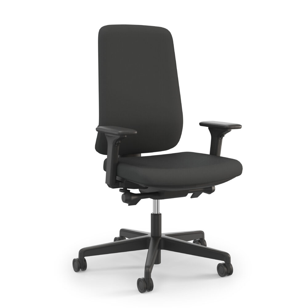 Viasit Prompt Too Black Office Chair - Office Chairs UK